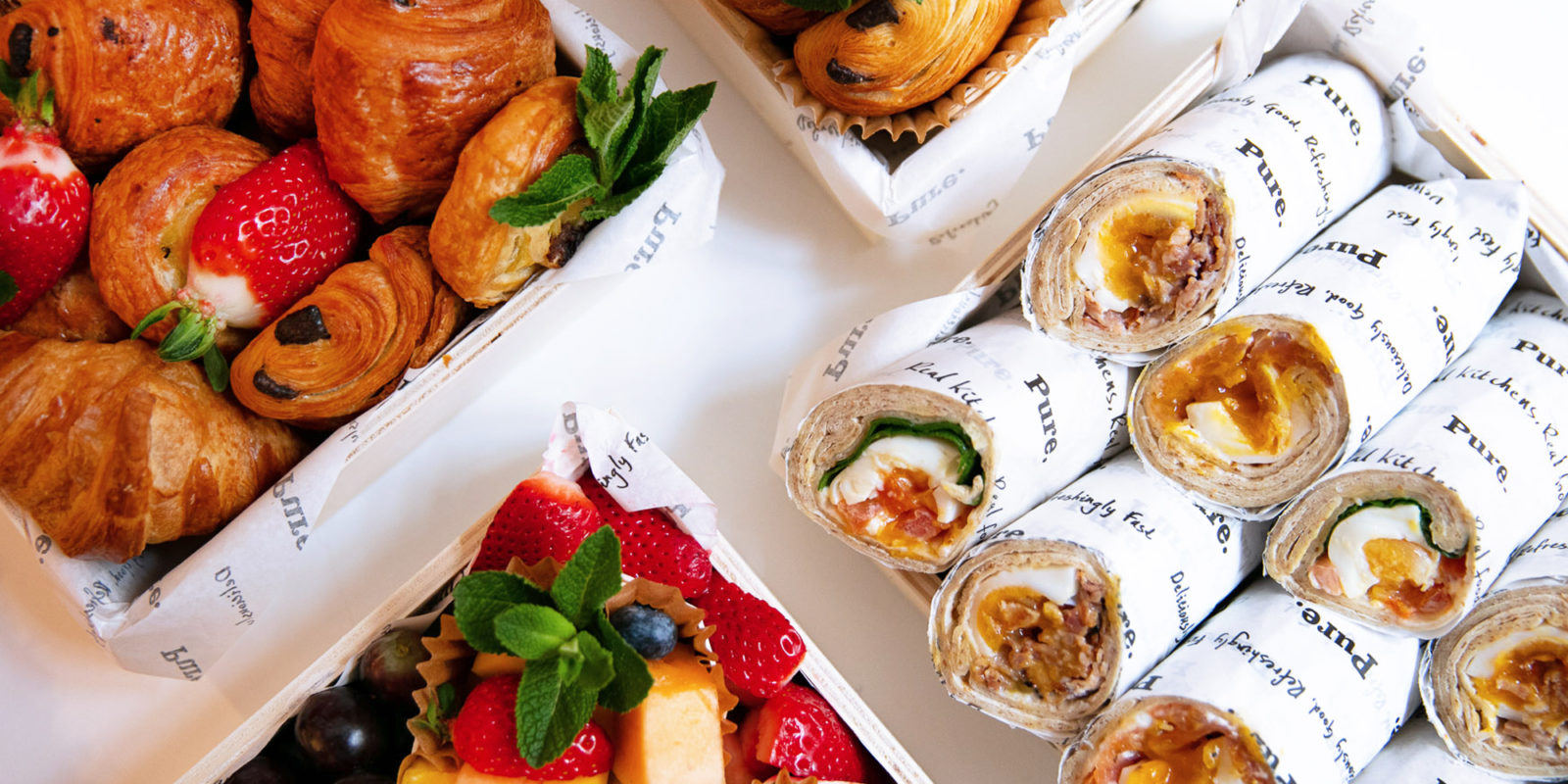 Pure Corporate: Office Catering for Meetings, Lunch & Breakfast in London