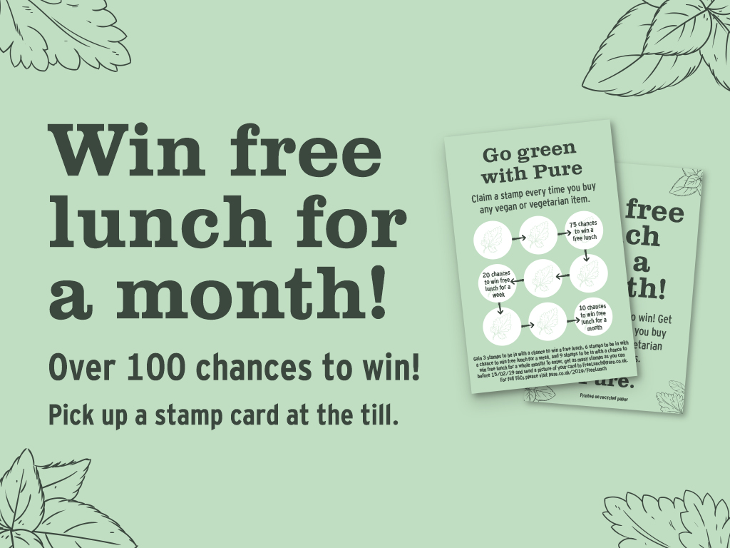 Win free lunch for a month! - Pure